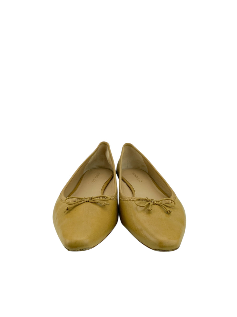 Pre-Loved Veronica Beard Women's Catherine Ballet Flat Natural Size 8.5 ...